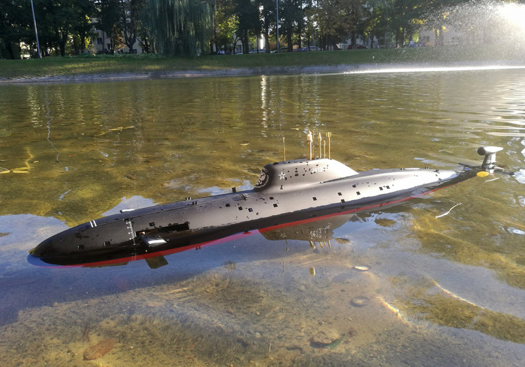 Akula (Szczuka-B) 1:90 - RC Submarine Shipyard - model submarines ...